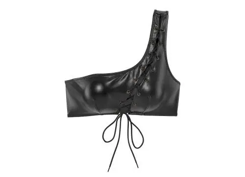 LASCANA Lace Up One Shoulder Bra