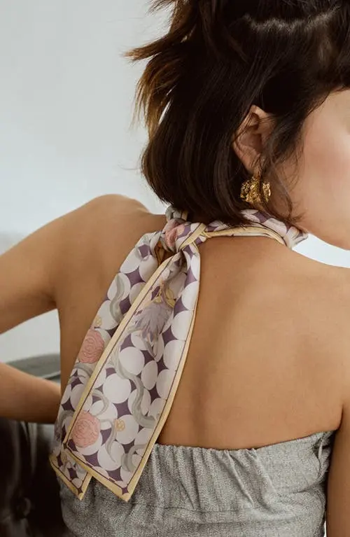 LOST PATTERN Dream Silk Scarf - Yellow