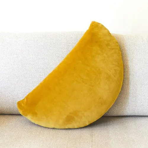 PAZAR STUDIO The Half Circle In Velvet - Mustard