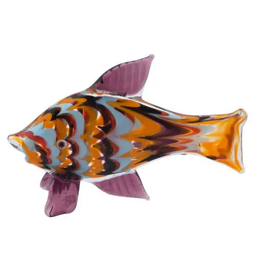 BEACHCOMBERS Small. Colorful Fish Glass Art
