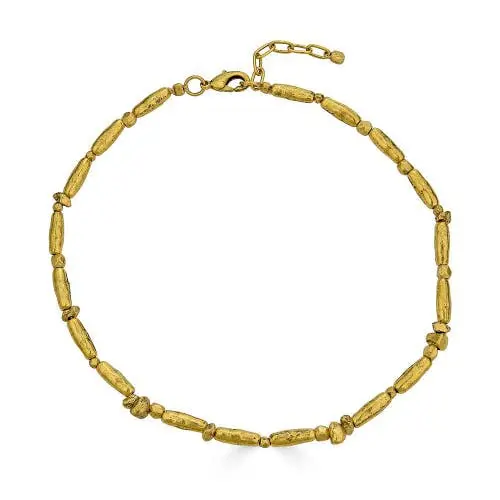 LONI PAUL JEWELRY Organic Bead Necklace - Gold