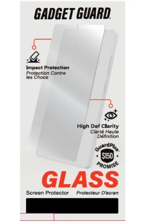 GADGET GUARD Plus $150 Guarantee Glass Screen Protector For Samsung Galaxy S26 Plus