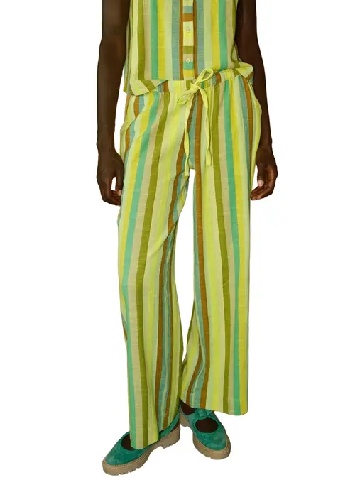 Ace & Jig Leone Pull-on Pants With Drawstring Waist - Wave