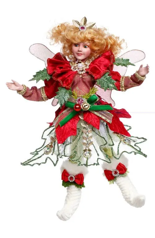 MARK ROBERTS Holly Bells Fairy - Red
