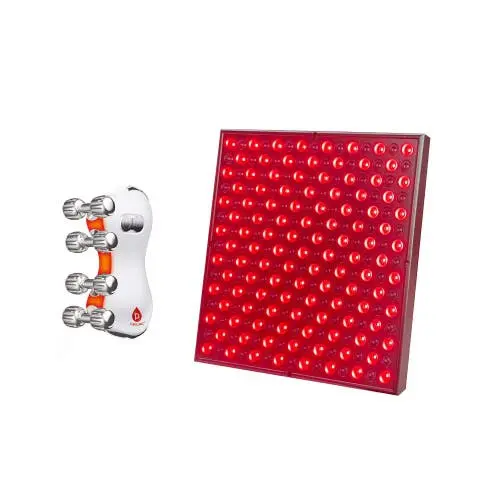 PURSONIC 5-in-1 Led Light Therapy Skin Roller Massager & Led Red Light Therapy Panel