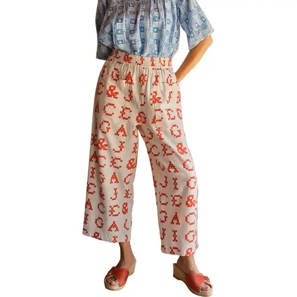 Ace & Jig Paul Pull-on Straight Leg Patch Pocket Pants - Monogram