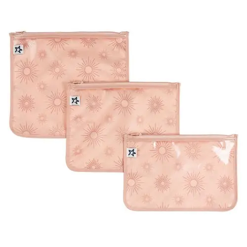 TINY TWINKLE Tsa Approved Clear Front Travel Pouches - Shine
