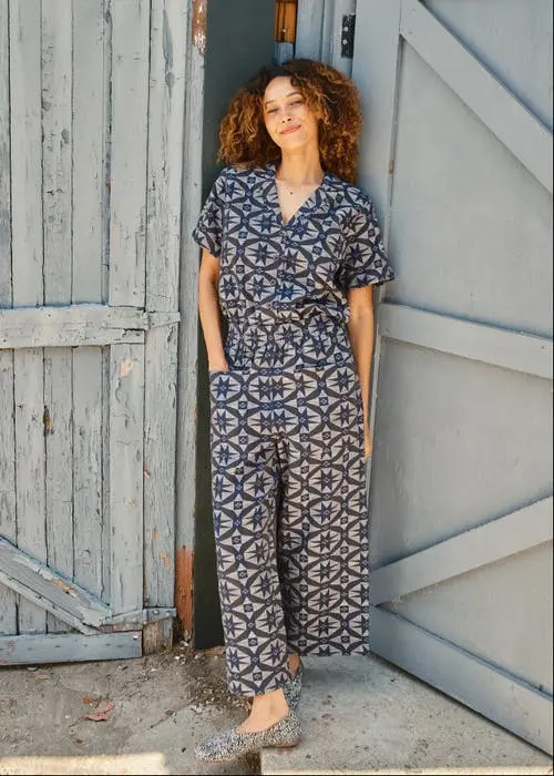 Ace & Jig Paul Pull-on Straight Leg Patch Pocket Pants