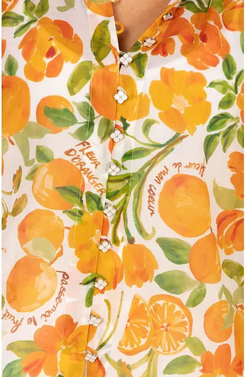 Hale Bob Huxley Voile Top - Orange
