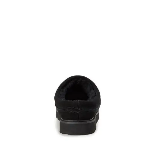 DEARFOAMS Nylon Sport Clog With Genuine Australian Shearling Lining - Black