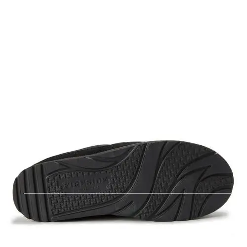 DEARFOAMS Nylon Sport Clog With Genuine Australian Shearling Lining - Black