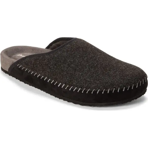 DEARFOAMS Peterson Scuff Slipper - Black