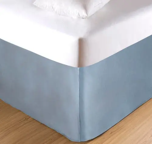C&F HOME Dusty Bed Skirt 18" Drop - Blue
