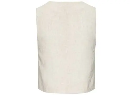 LASCANA Linen Button-up Vest