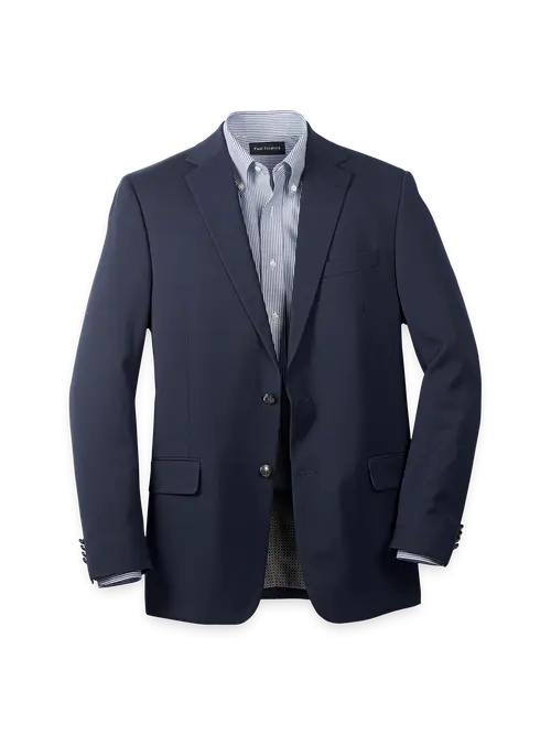 PAUL FREDRICK Travel Blazer - Navy