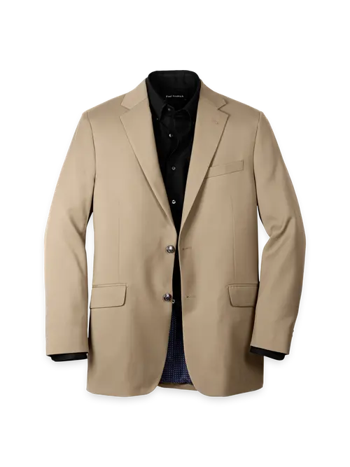 PAUL FREDRICK Travel Blazer - Tan