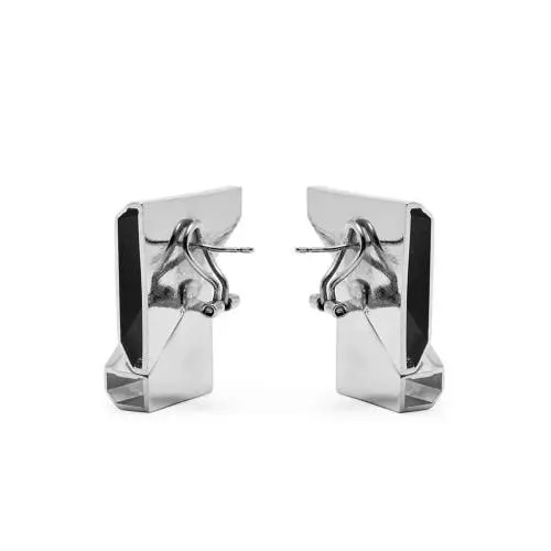 NAYIBE WARCHAUSKY JEWELRY Construction Earrings - Silver