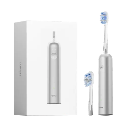 LAIFEN Wave Pro Electric Toothbrush With 2 Heads And Storage Bag - Silver
