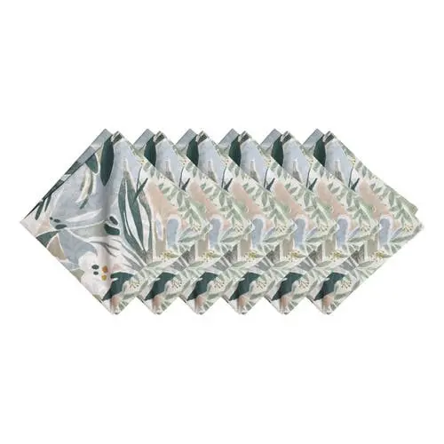 C&F HOME Joelle Set Of 6 Cloth Napkins - Blue