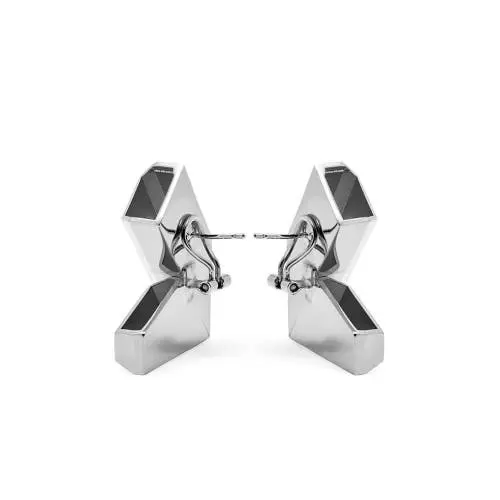 NAYIBE WARCHAUSKY JEWELRY Uk Earrings Plated Brass - Silver
