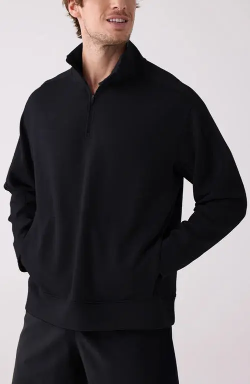 CENTERLINE ATHLETICS Après Quarter Zip - Black