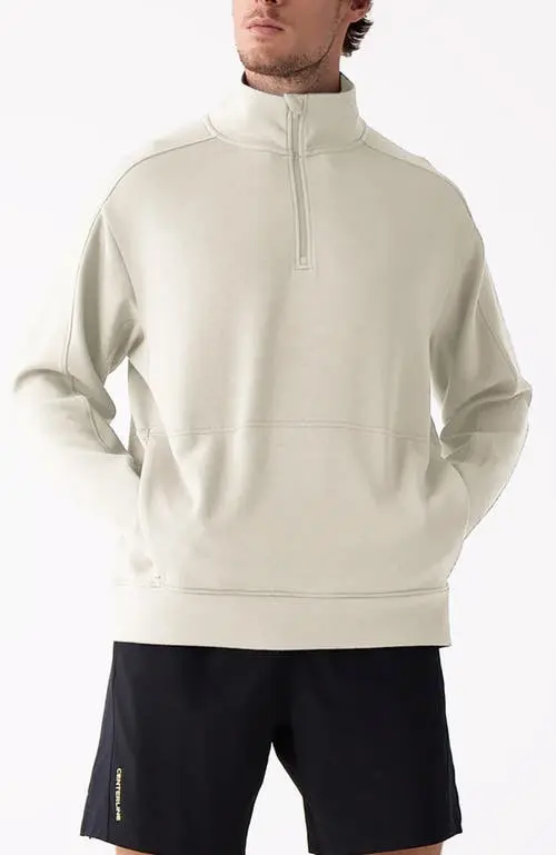 CENTERLINE ATHLETICS Après Quarter Zip - Turtle Dove