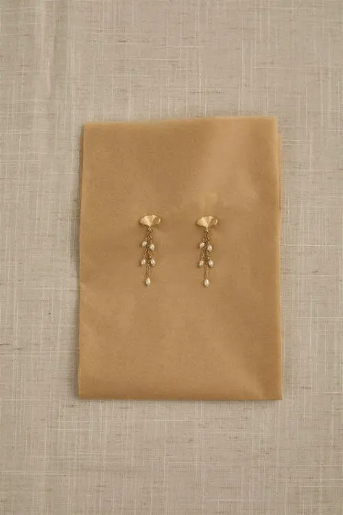 SET & STONES Rene Earrings With Freshwater Pearls