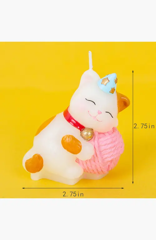 SOUTHLAKE GIFTS Lucky Cat Candle