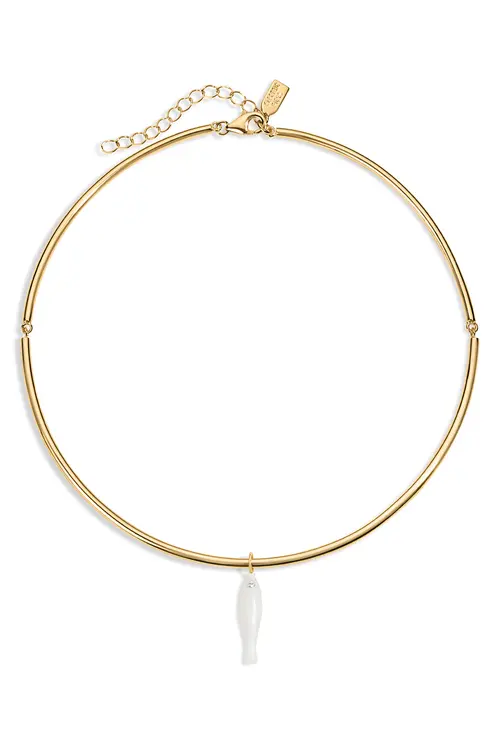 ELECTRIC PICKS Cabana Collar Necklace - Gold
