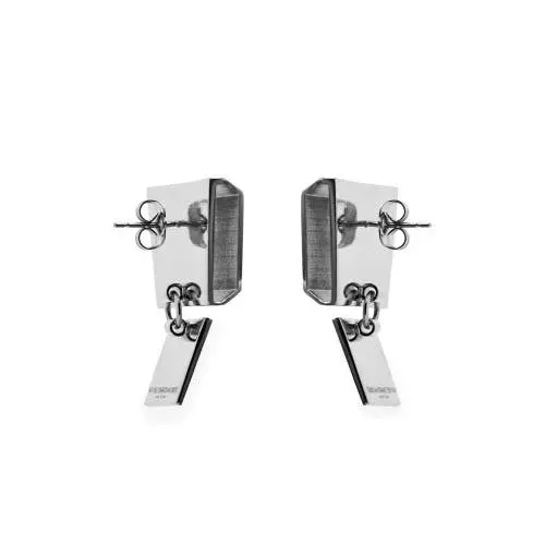 NAYIBE WARCHAUSKY JEWELRY Boxes Earrings - Silver