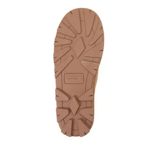 DEARFOAMS Fireside Shepparton Loafer Water Resistant Slippers - Chestnut