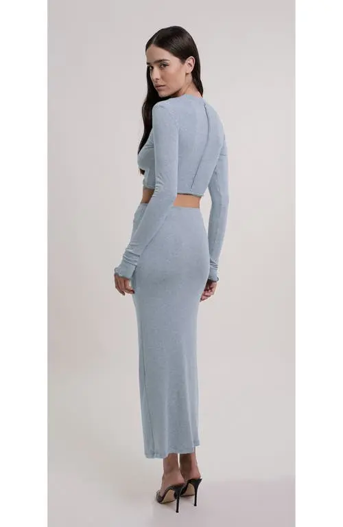MOTHER OF ALL Maxi Skirt - Light-blue