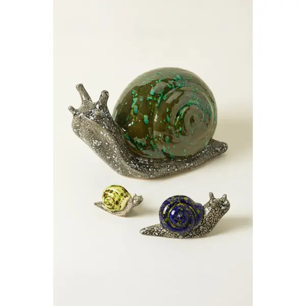 UNCOMMON GOODS Ceramic Garden Snail Goose And Company Ltd