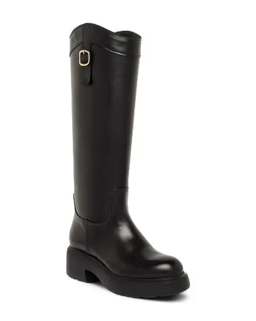 Santoni Leather Easy Boot