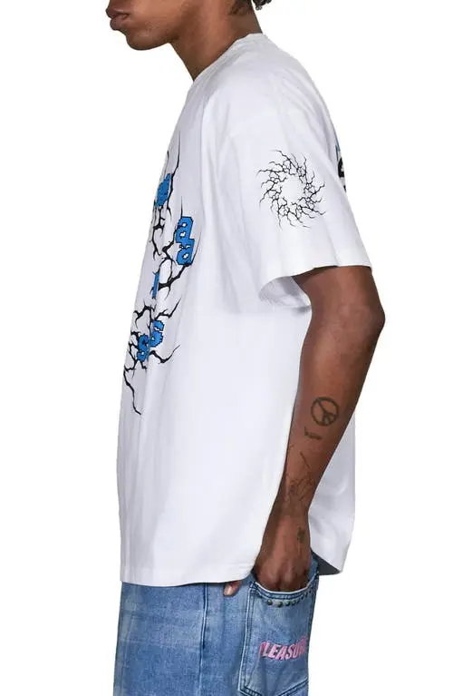 PLEASURES Rotation Cotton Graphic T-shirt