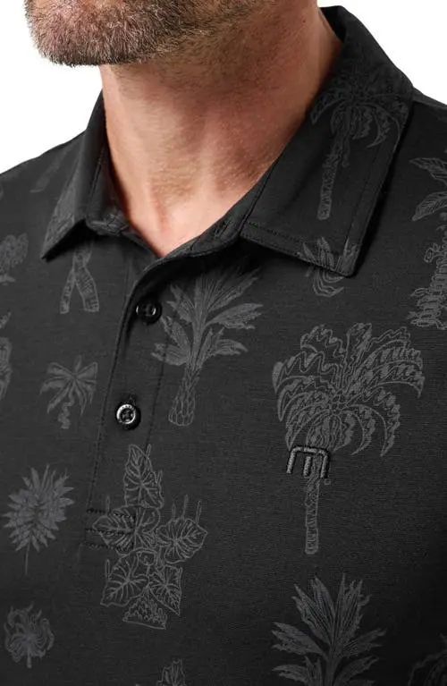 Travis Mathew Palm Tree Print Jersey Polo