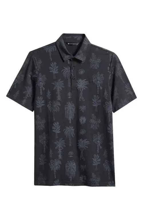 Travis Mathew Palm Tree Print Jersey Polo