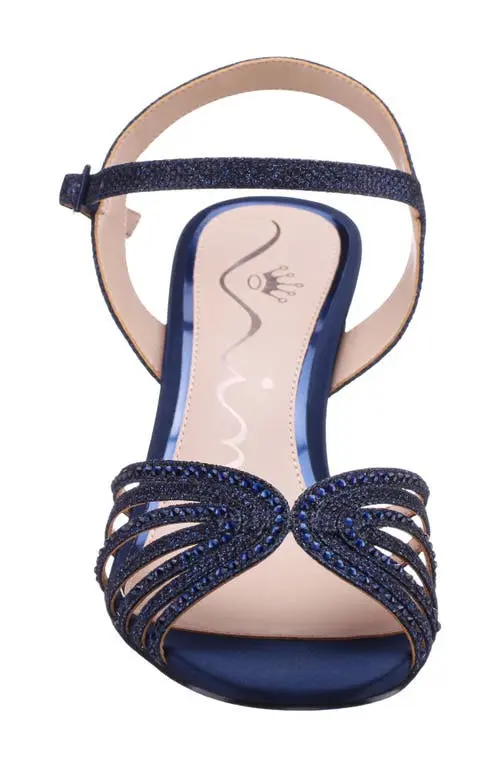 Nina Bryna Ankle Strap Sandal - Navy