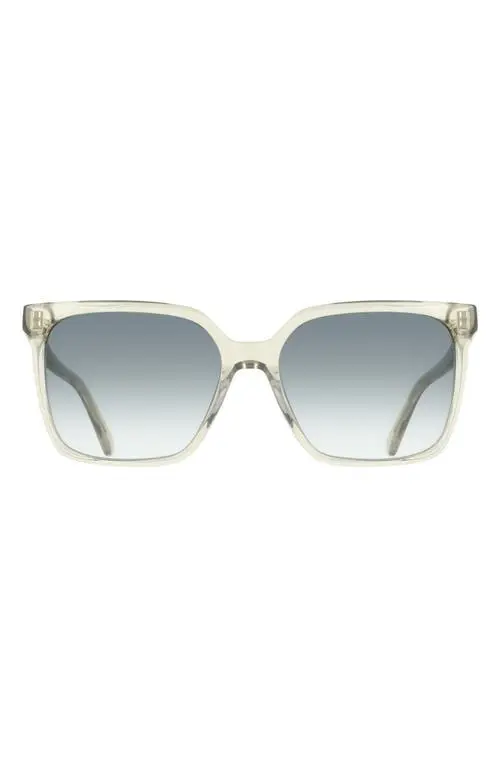 FERRAGAMO Rectangle Sunglasses - Transparent Sage