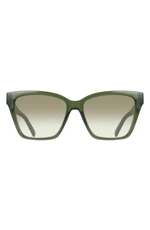 FERRAGAMO Rectangle Sunglasses - Transparent Khaki