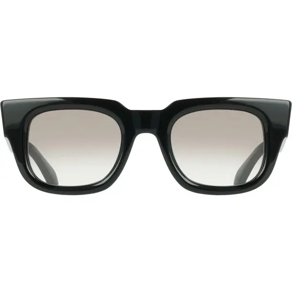 FERRAGAMO 49mm Small Rectangle Sunglasses - Black