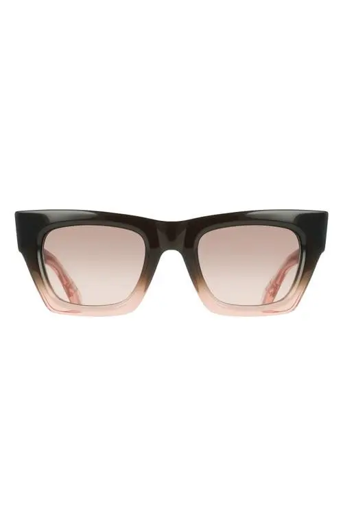 FERRAGAMO Gradient Cat Eye Sunglasses - Transparent Brown Gradient