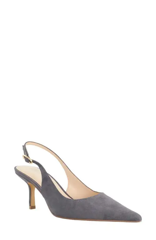 Dune London Celise Slingback Pointed Toe Pump - Grey
