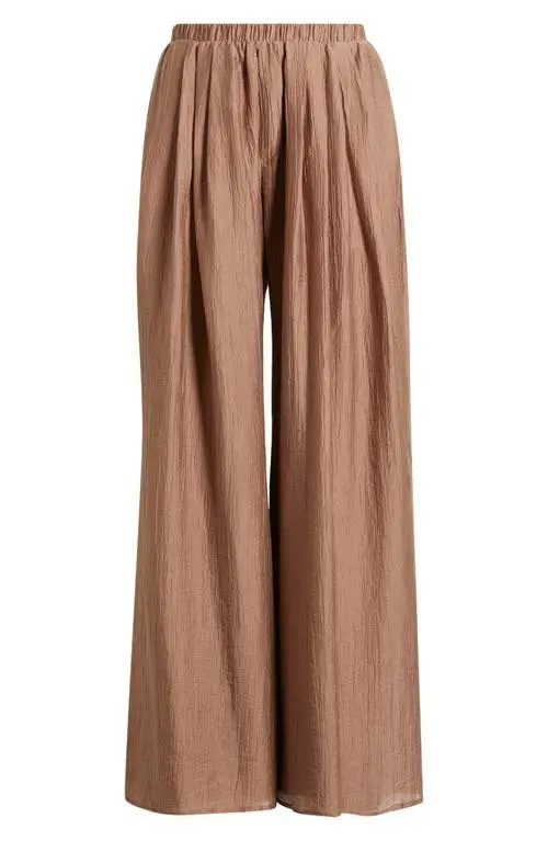 A.REN Crinkled Wide-leg Pants