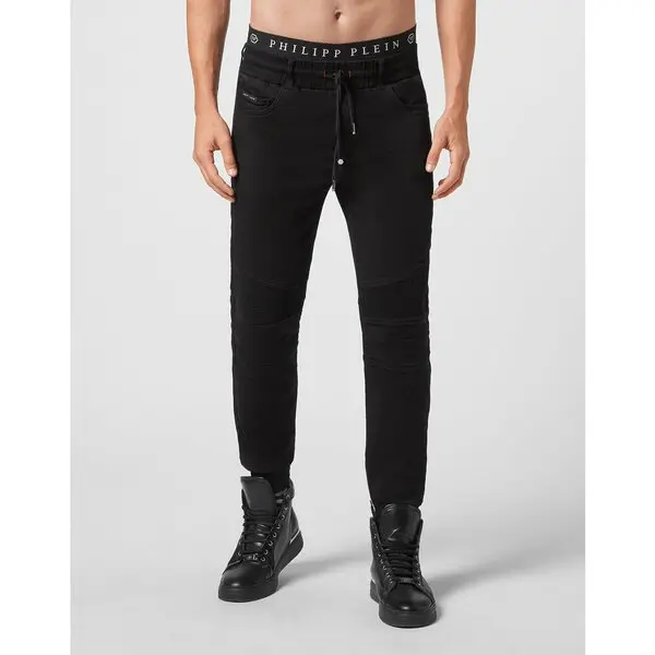 Philipp Plein Denim Jogging Trousers Basic - Darkside