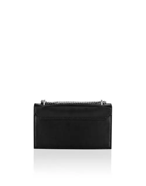 Philipp Plein Small Leather Shoulder Bag With Embellished Claws