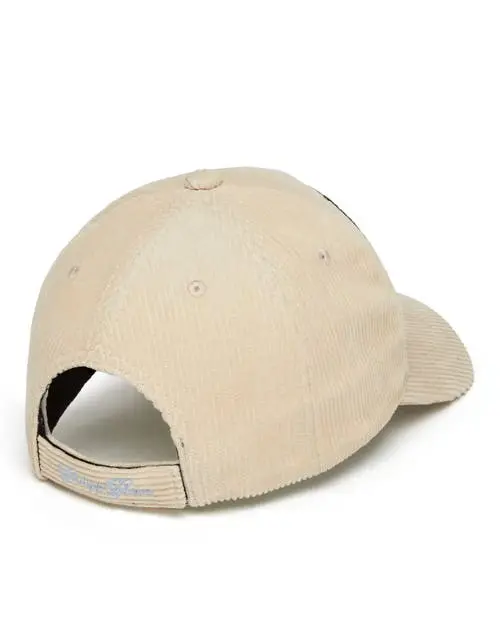 Philipp Plein Corduroy Baseball Cap With Signature Embroidery