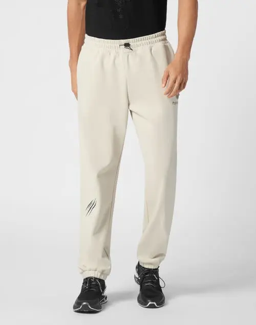 PLEIN SPORT Loose Fit Jogging Pants Scratch - Grey