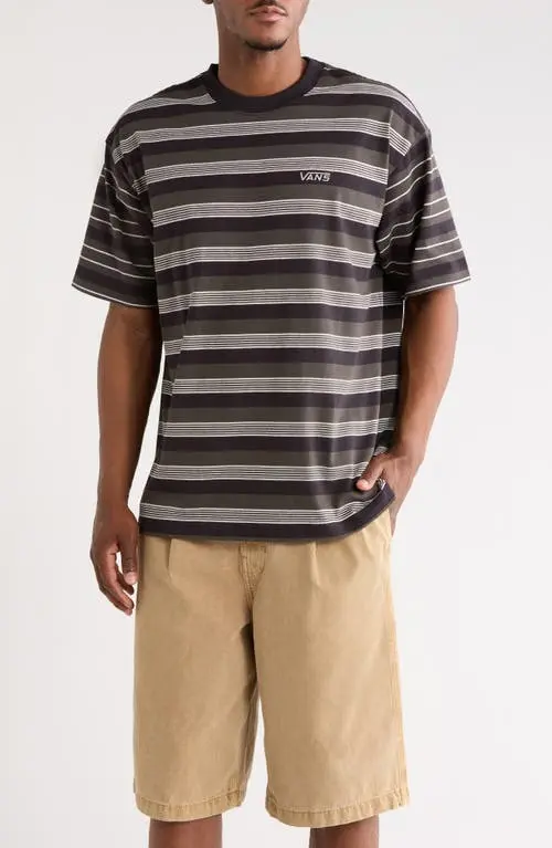 VANS Pismo Stripe Knit T-shirt - Black