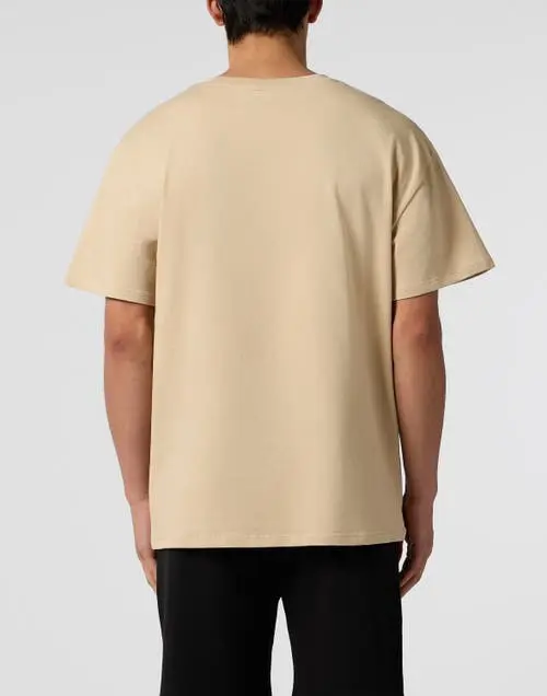 PLEIN SPORT Round Neck T-shirt 3d Tiger - Beige
